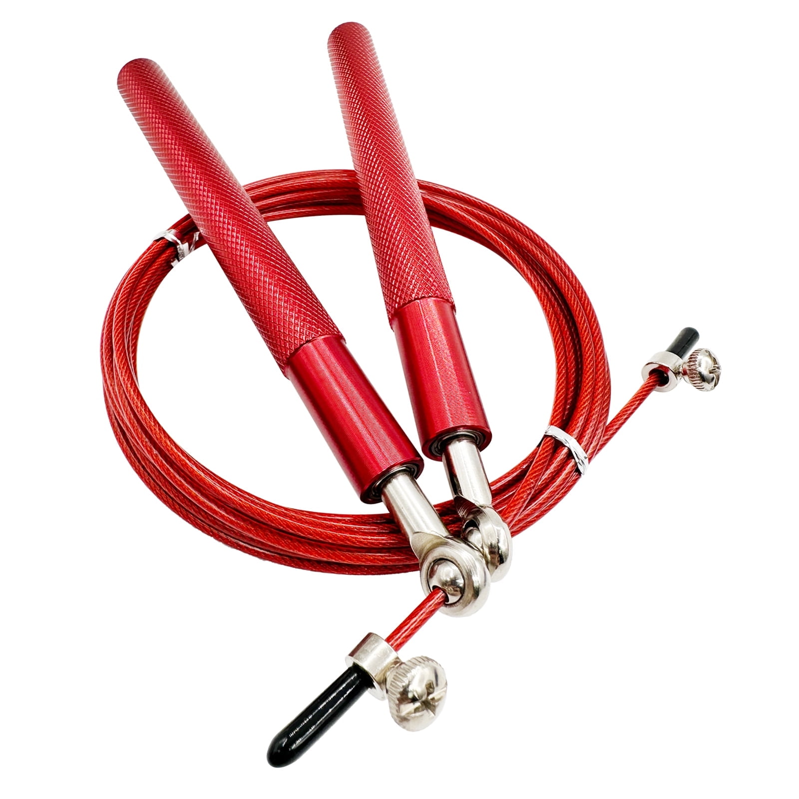 Speed Jump Rope - 360? Swivel Ball Bearing - Adjustable steel coated ...