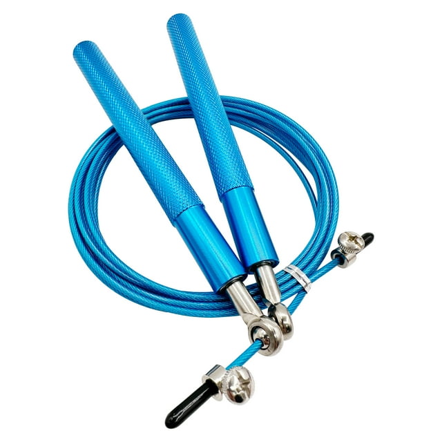 Speed Jump Rope - 360? Swivel Ball Bearing - Adjustable steel coated ...