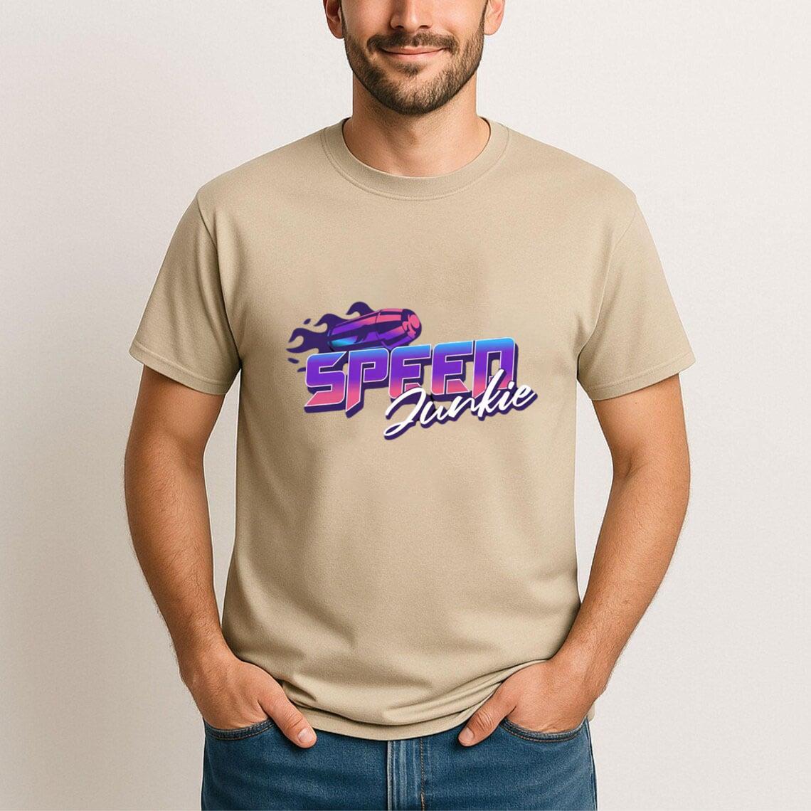 Speed Junkie T-shirt with Adrenaline Style for Motorsport Fans, for men ...