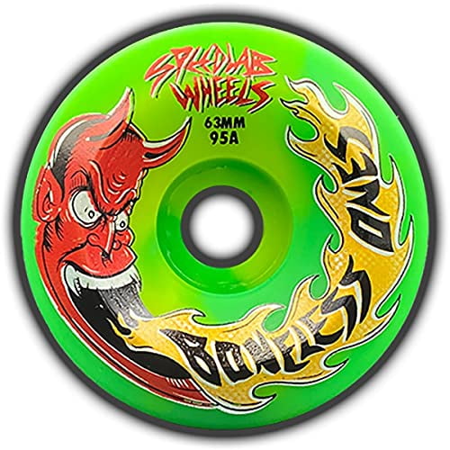 Speed Lab The Boneless Ones Skateboard Wheels 95a 63mm Green - Walmart.com