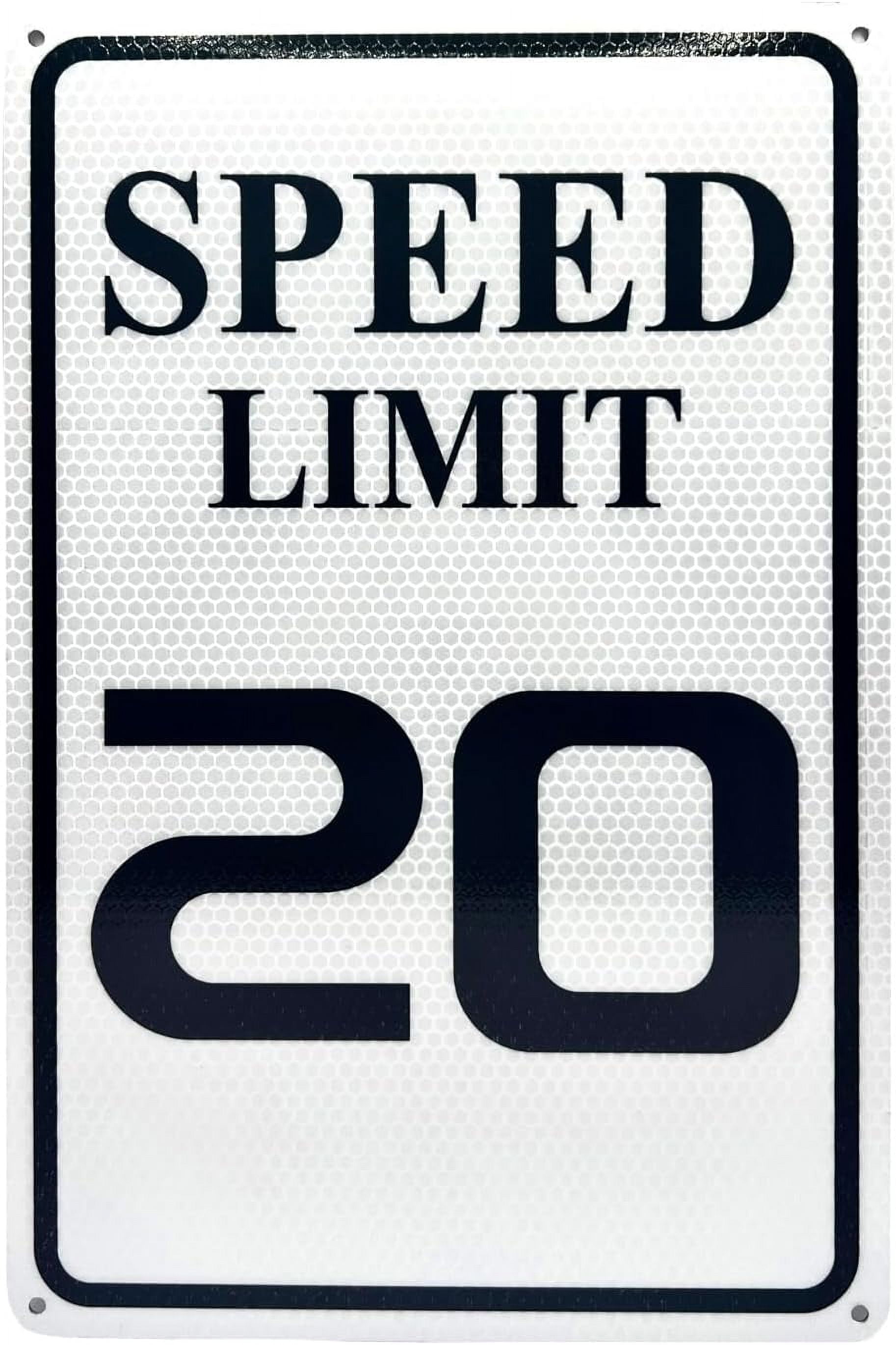 Speed Limit 10 MPH Sign, Slow Down Sign, Engineer Grade Reflective ...