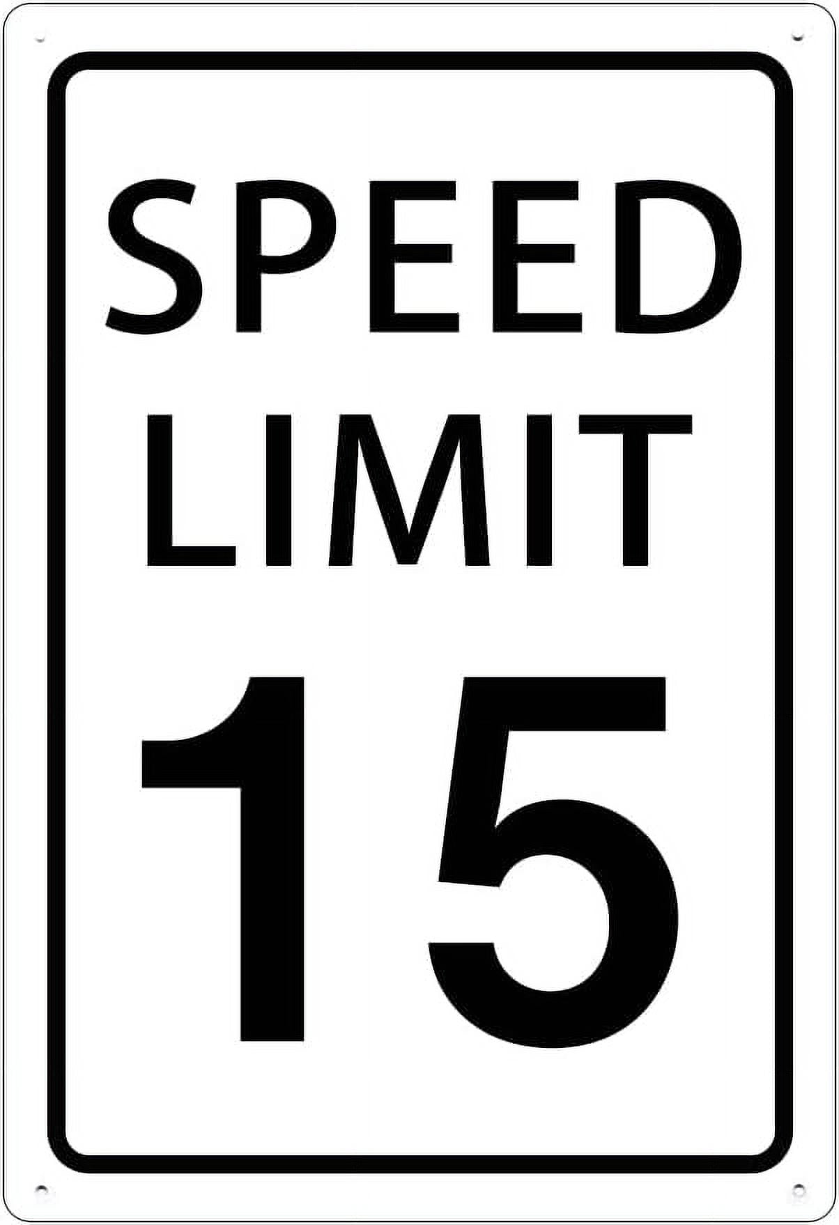 Speed Limit 10 Mph Sign, Speed Limit Signs Novelty Slow Down Sign ...