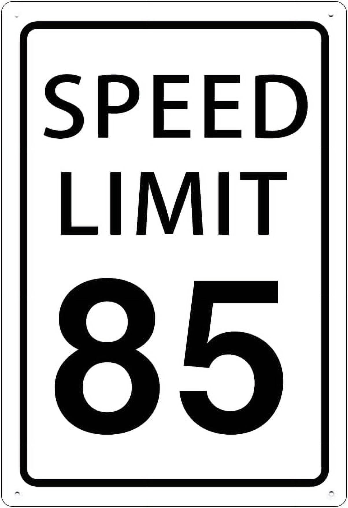 Speed Limit 10 Mph Sign, Speed Limit Signs Novelty Slow Down Sign ...