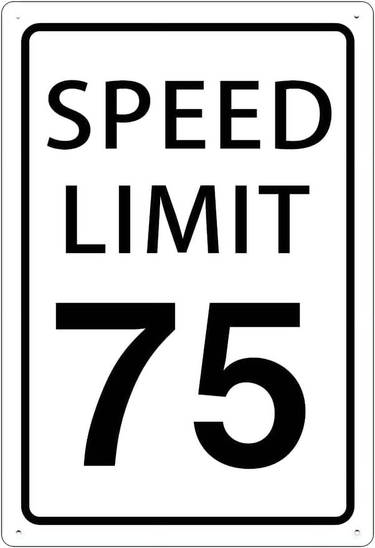 Speed Limit 10 Mph Sign, Speed Limit Signs Novelty Slow Down Sign ...