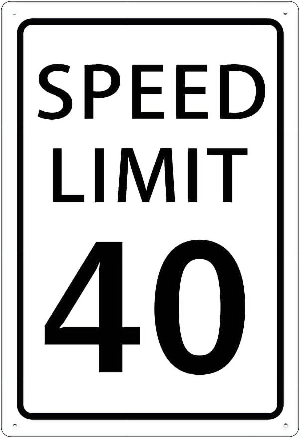 Speed Limit 10 Mph Sign, Speed Limit Signs Novelty Slow Down Sign ...