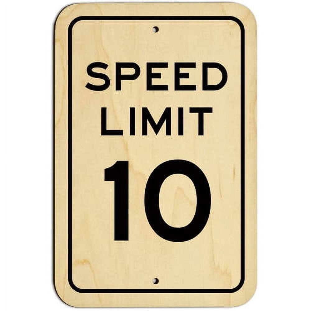 Speed Limit 10 Sign - Walmart.com