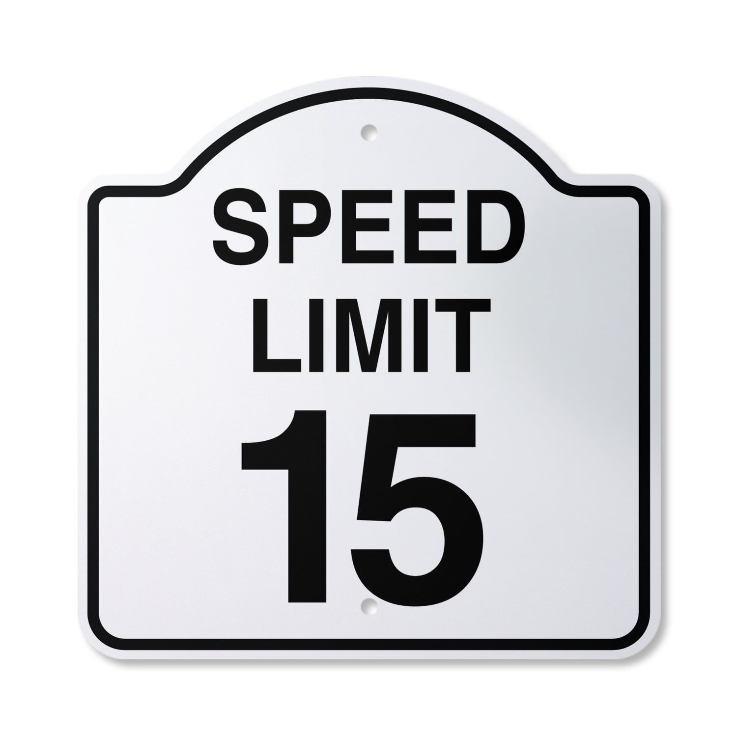 Speed Limit 15 14" X 14" Sign | Indoor/Outdoor Plastic | SignMission ...