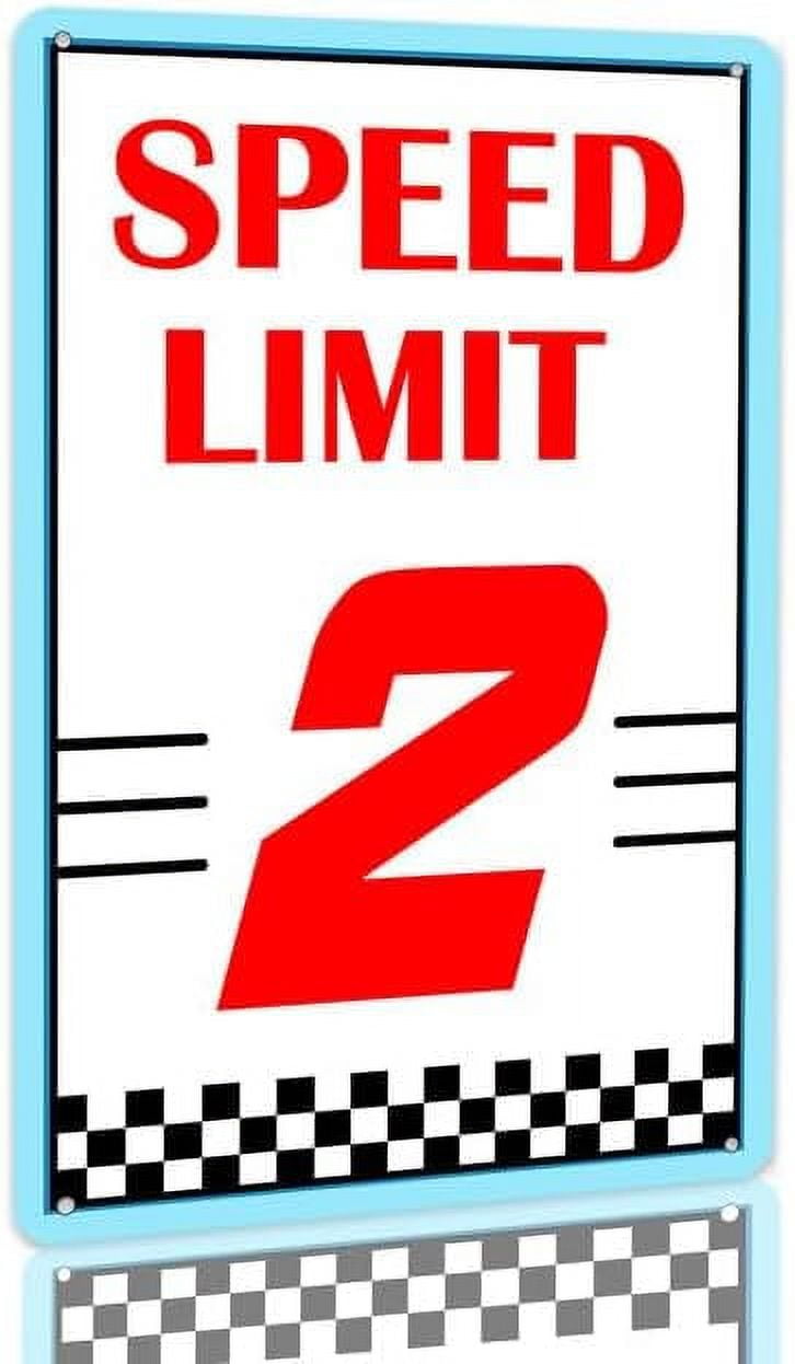 Speed Limit 2 Tin Sign Funny Speed Limit Street Metal Sign Party Art ...