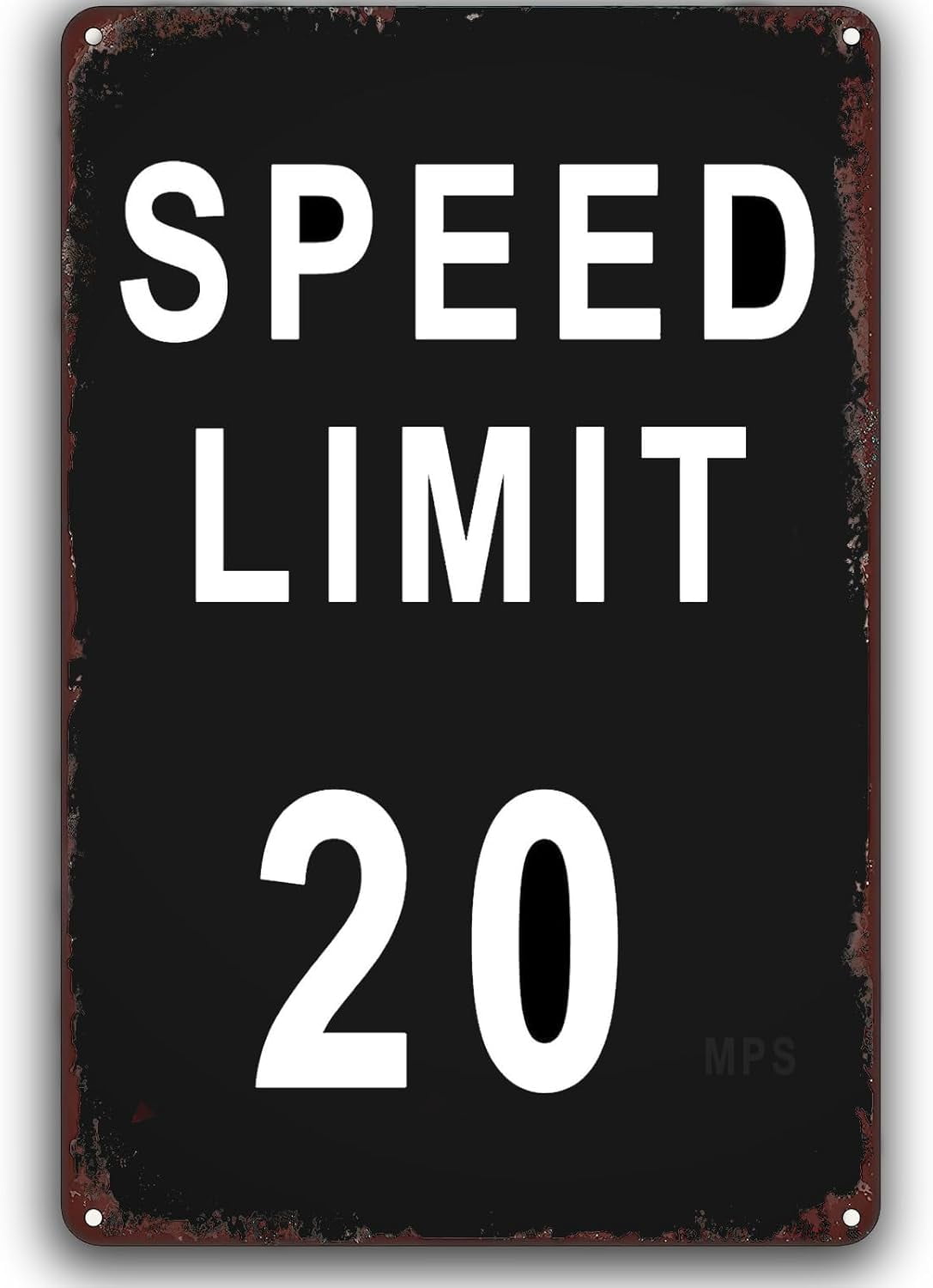 Speed Limit 20 Mph Sign Warning Traffic Sign Slow Down Sign Road Street ...