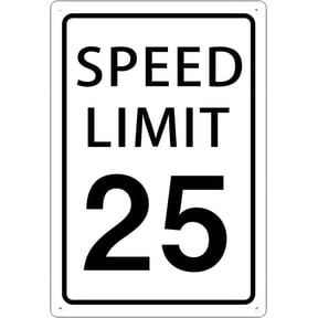 Speed Limit Snail Slow Sign - Walmart.com