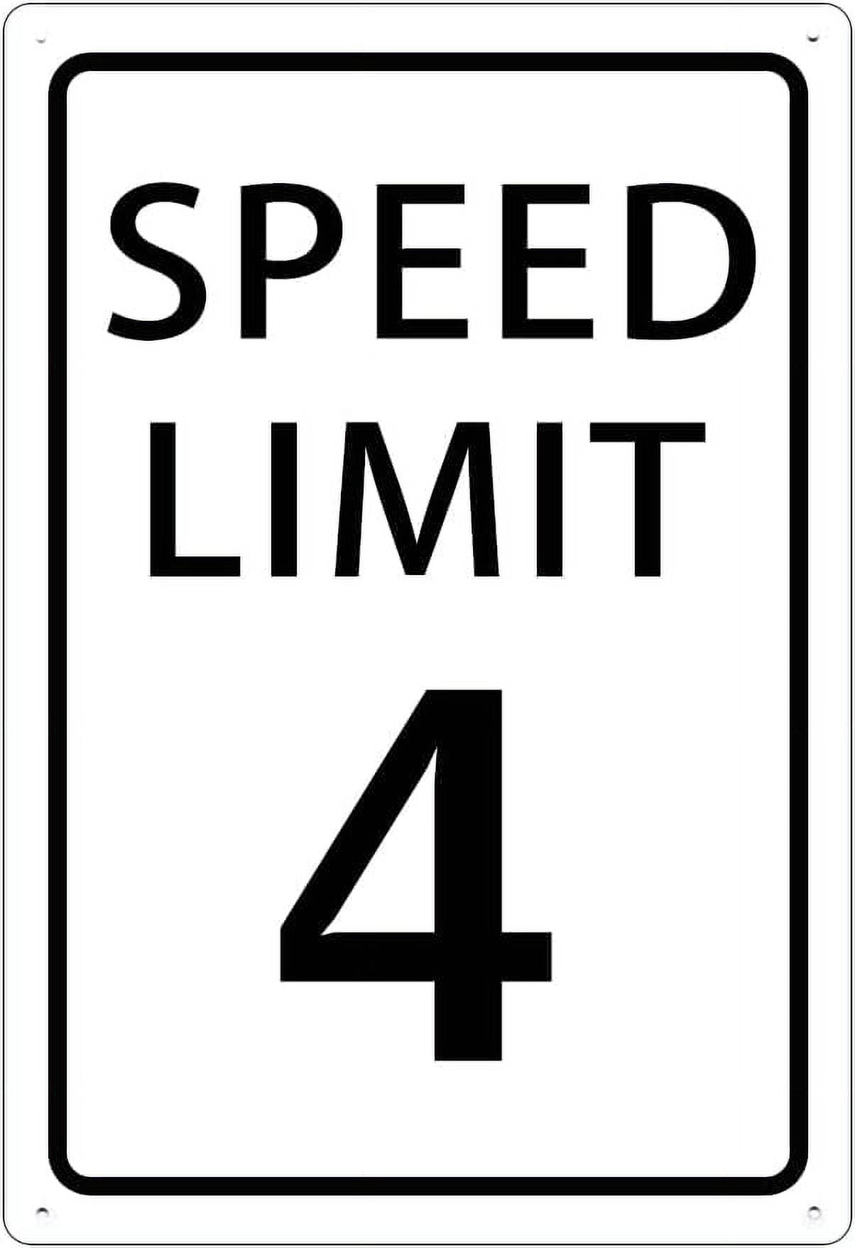 Speed Limit 25 Mph Sign, Speed Limit Signs Novelty Slow Down Sign ...