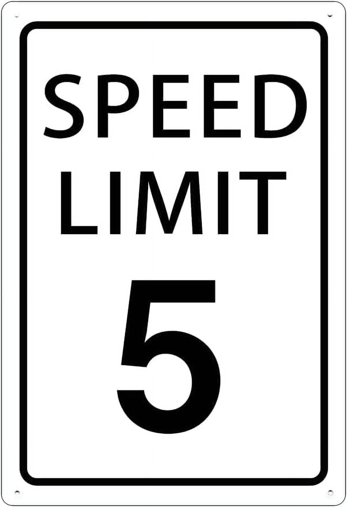 Speed Limit 25 Mph Sign, Speed Limit Signs Novelty Slow Down Sign ...