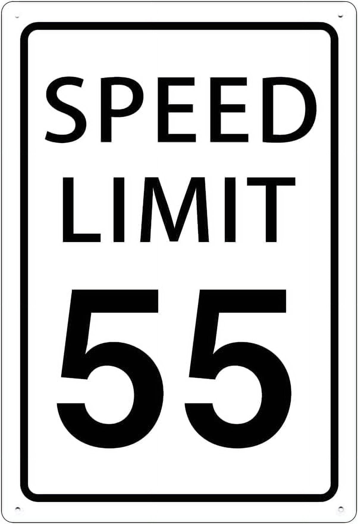 Speed Limit 25 Mph Sign, Speed Limit Signs Novelty Slow Down Sign ...