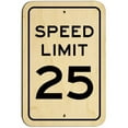 Speed Limit 25 Sign - Walmart.com