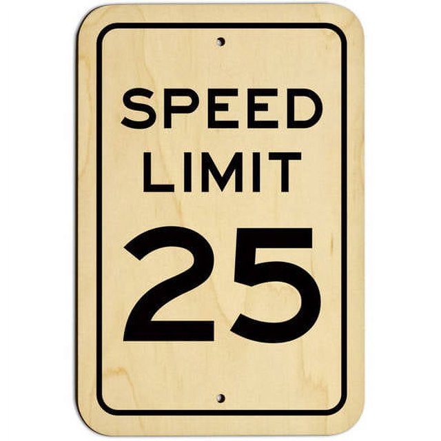 Speed Limit 25 Sign - Walmart.com