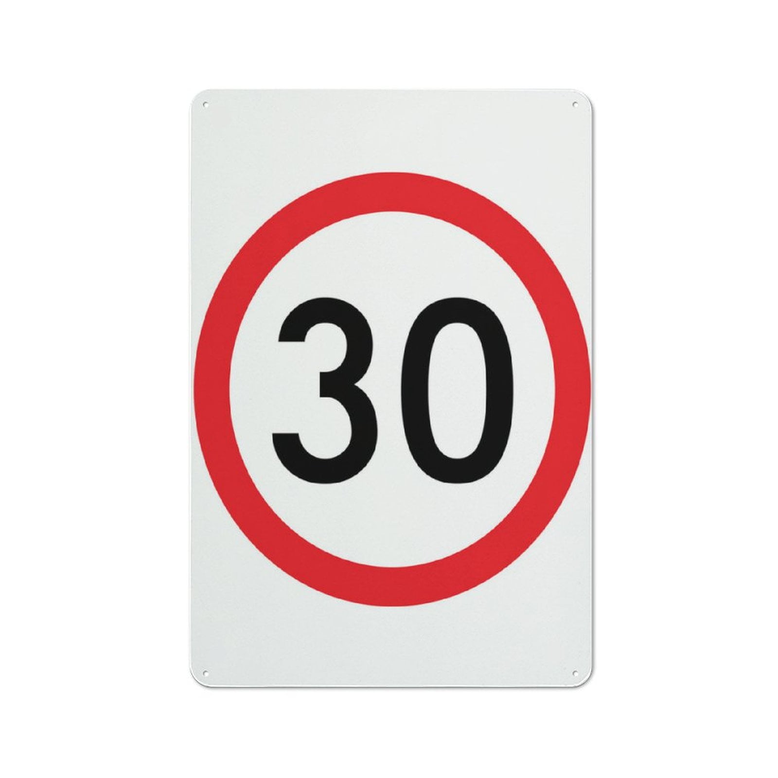 Speed Limit 30 Kph Sign Sign, 8 X 12 Grade Sheeting Rust Free Aluminum ...