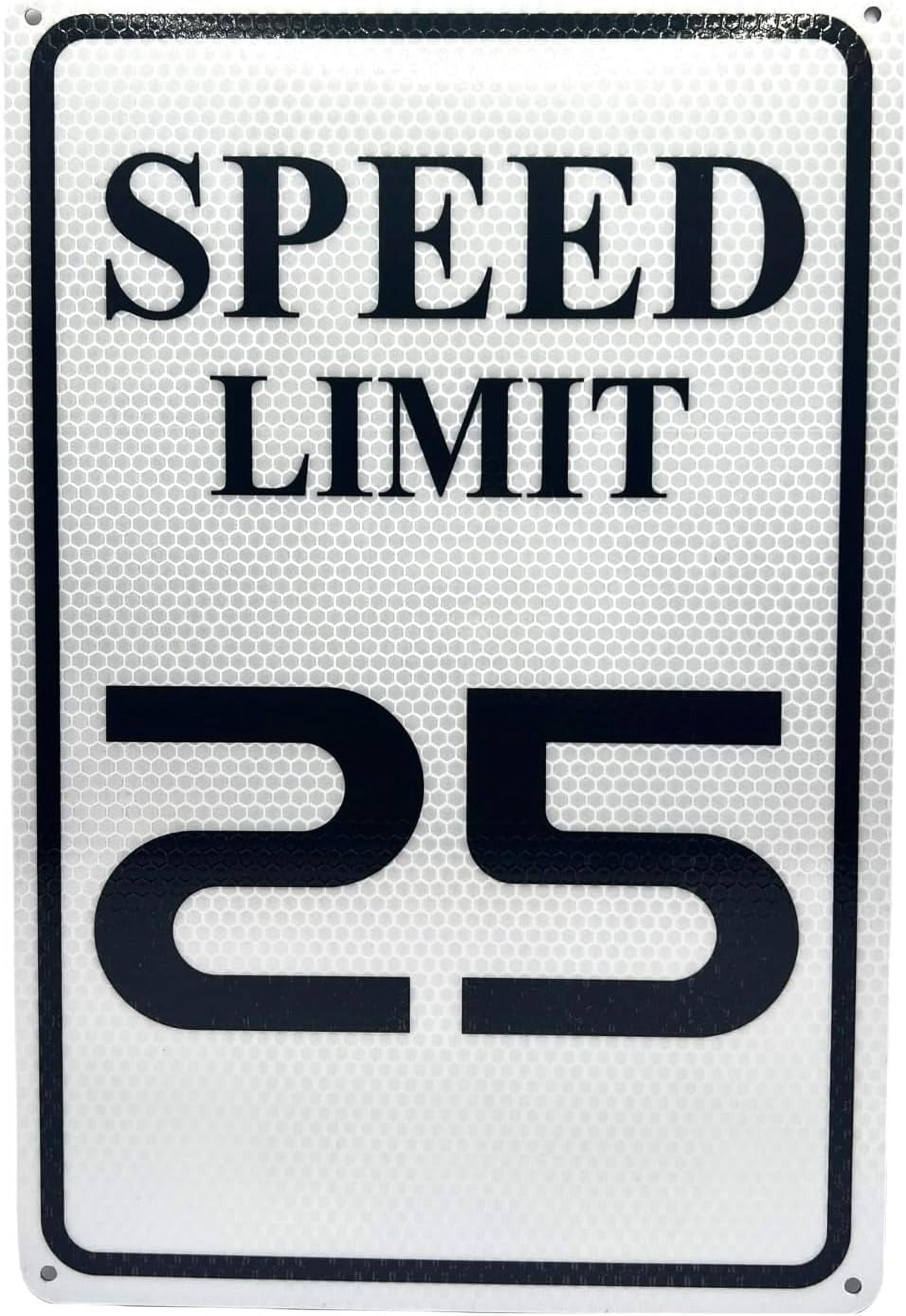 Speed Limit 5 MPH Sign, Slow Down Sign, Engineer Grade Reflective ...