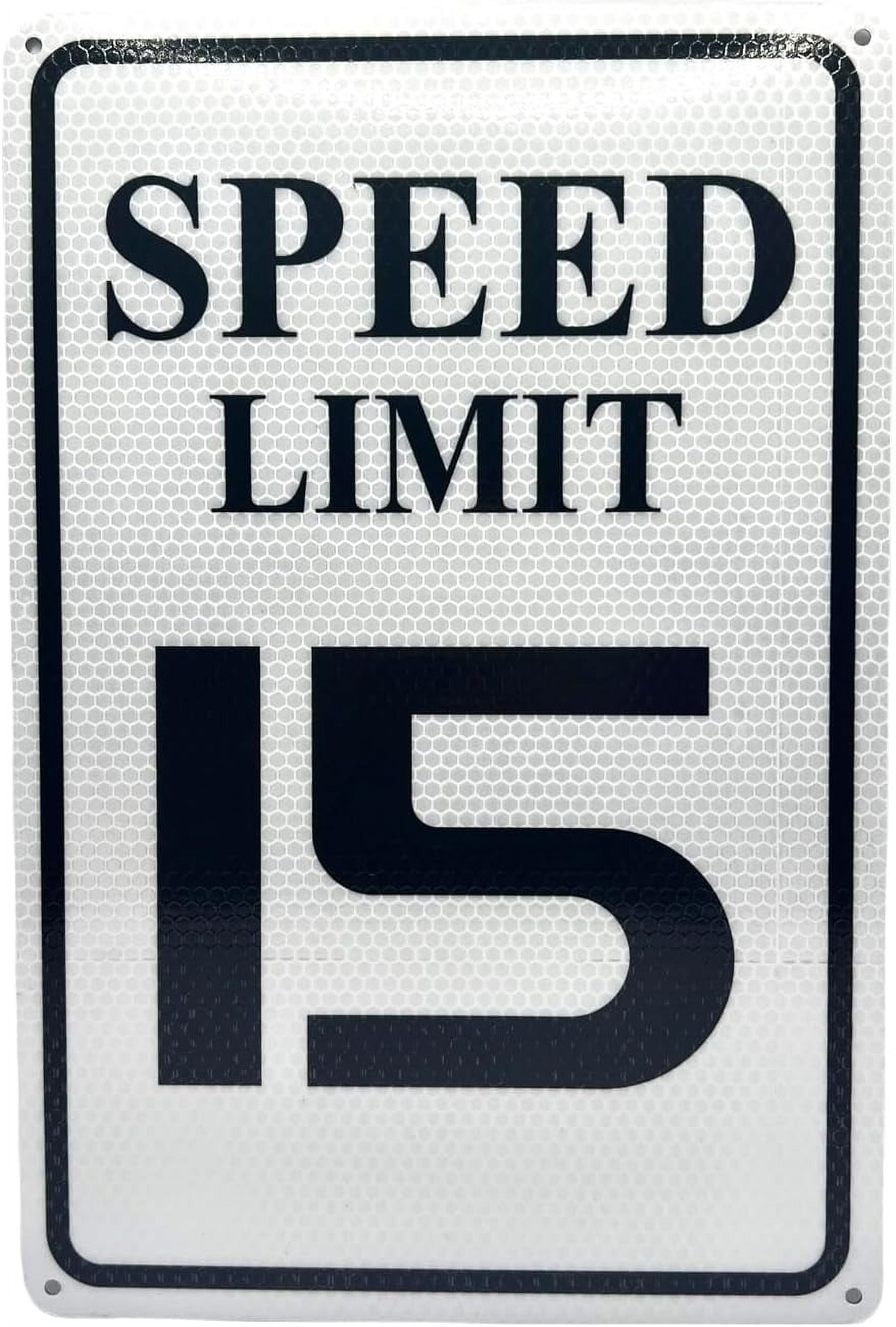 Speed Limit 5 MPH Sign, Slow Down Sign, Engineer Grade Reflective ...