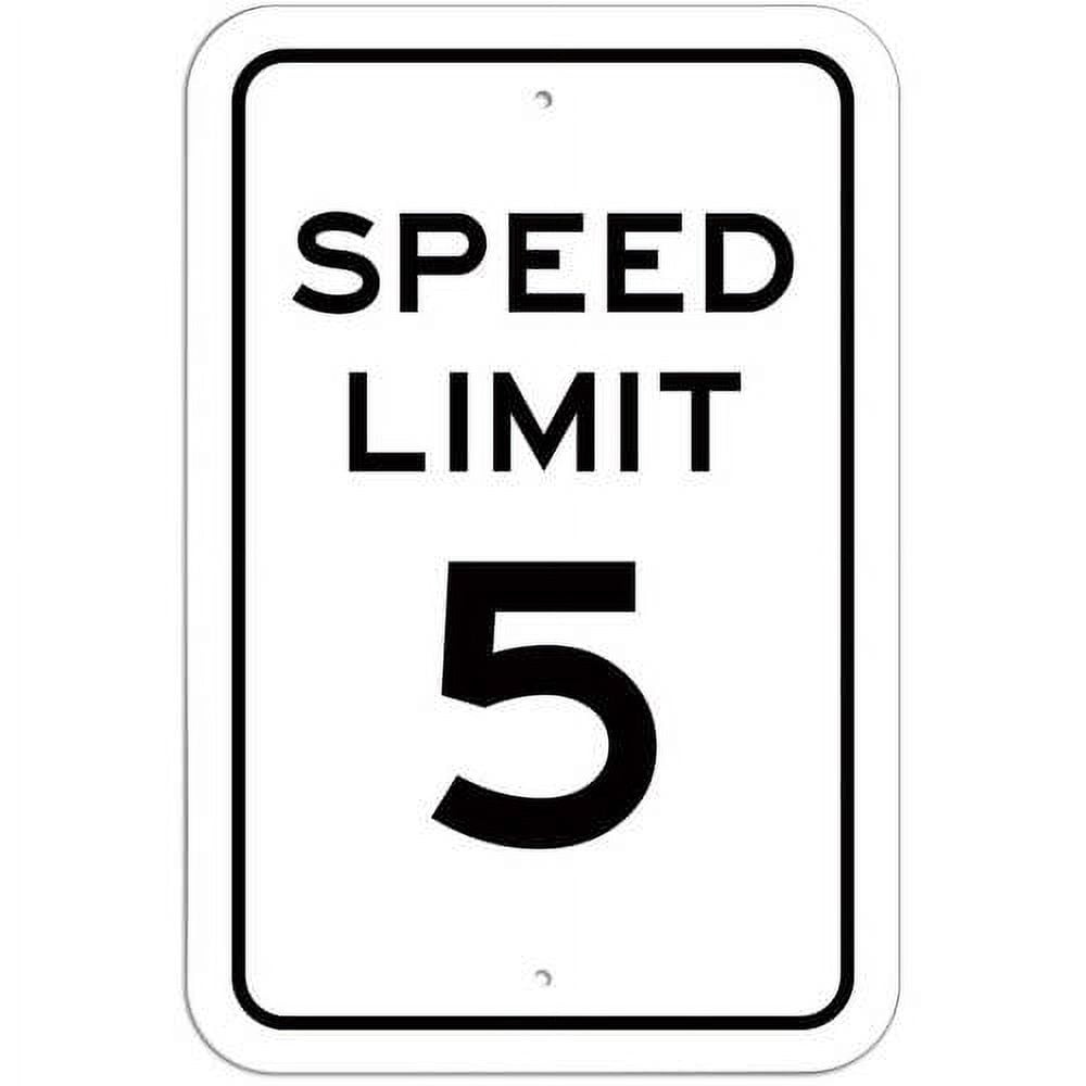Speed Limit 5 Sign - Walmart.com