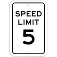 Speed Limit 5 Sign - Walmart.com