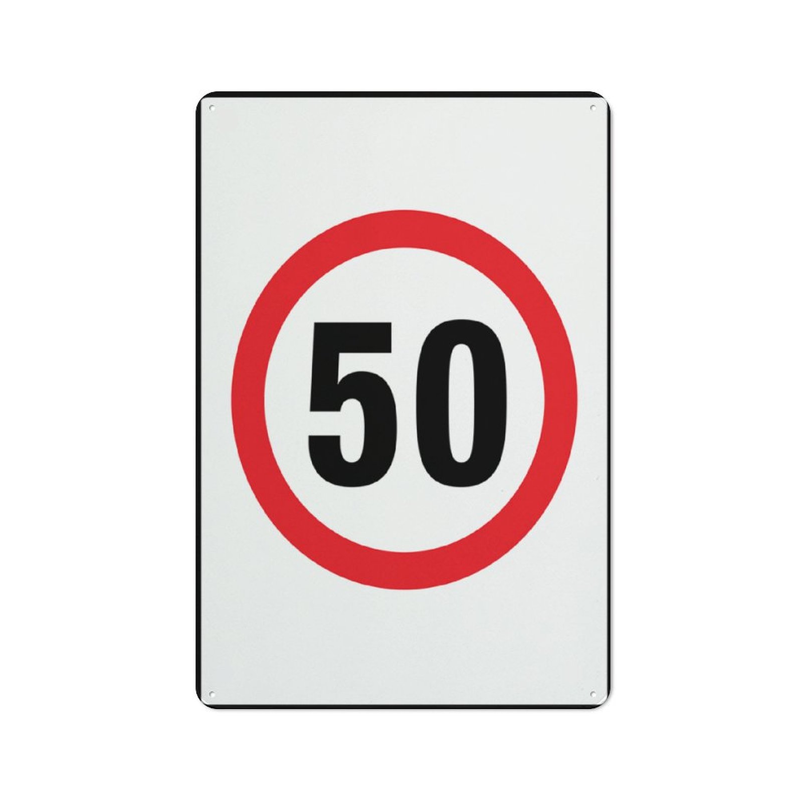 Speed Limit 50 Kph Sign 12 X 8 Inches Aluminum Metal Warning Signage ...