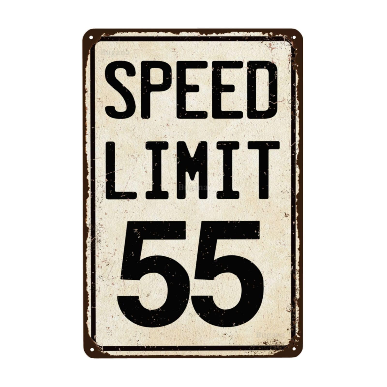 Speed Limit 55 MPH Vintage Metal Sign, Retro Tin Signs Posters for Man ...