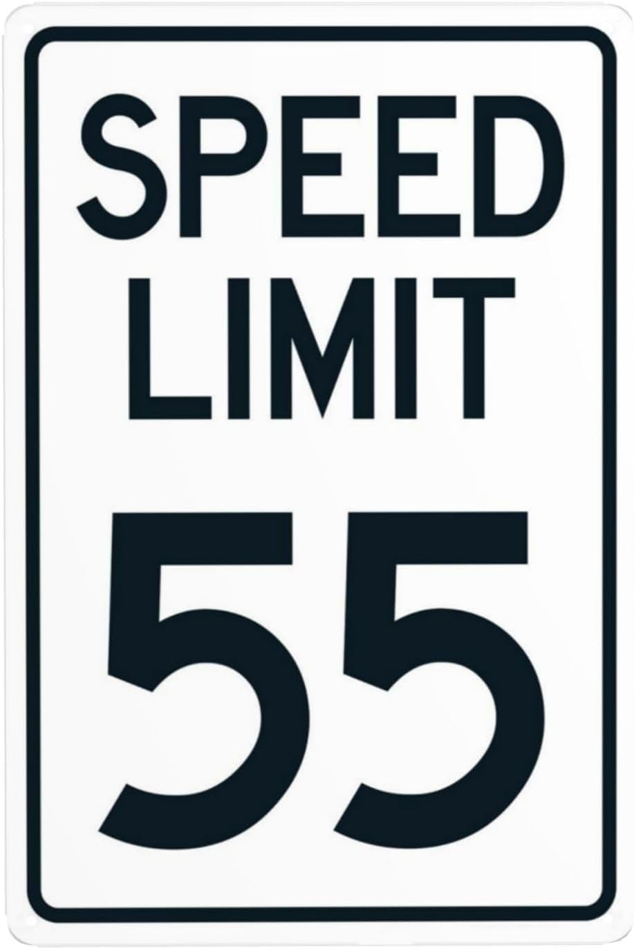Speed Limit 55 Mph Metal Tin Sign 8x12 Inch - Walmart.com