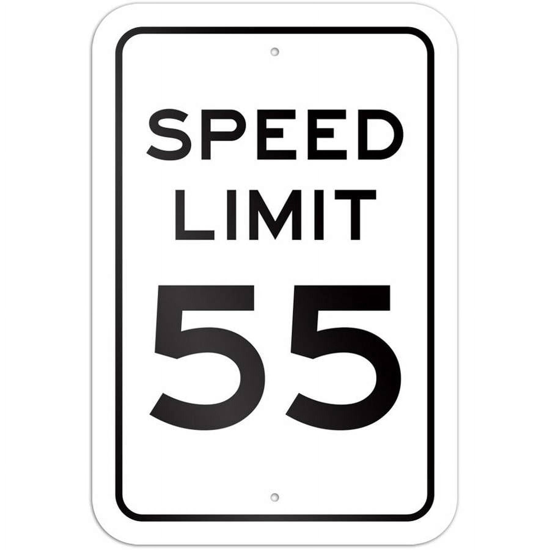 Speed Limit 55 Sign - Walmart.com
