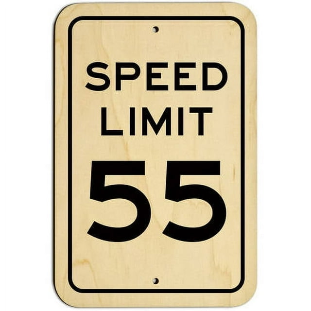Speed Limit 55 Sign - Walmart.com