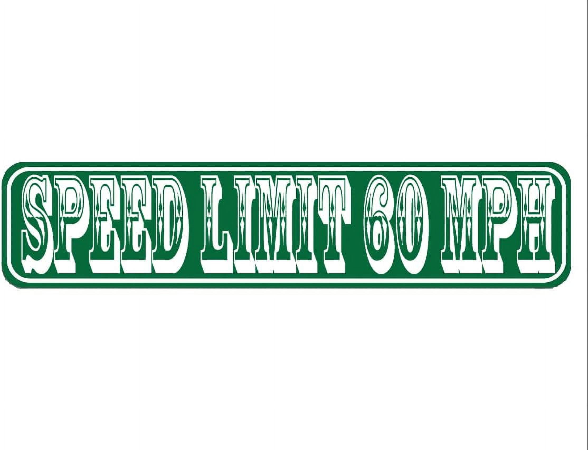 Speed Limit 60 Mph Street Sign, Quality Metal Sign, Novelty Sign for ...