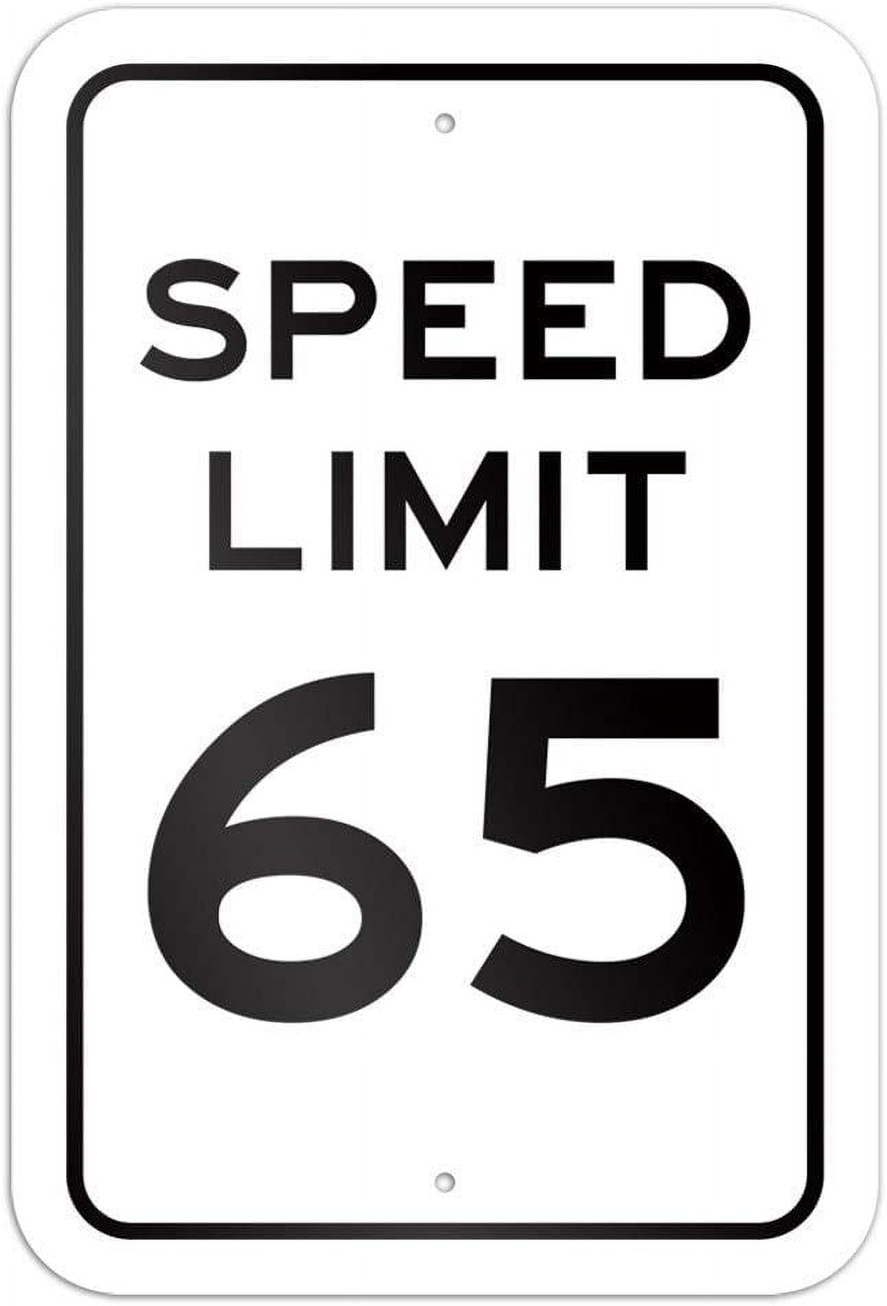 Speed Limit 65 Sign - Walmart.com