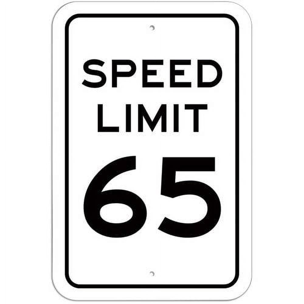 Speed Limit 65 Sign - Walmart.com