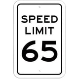 Speed Limit 65 Sign - Walmart.com