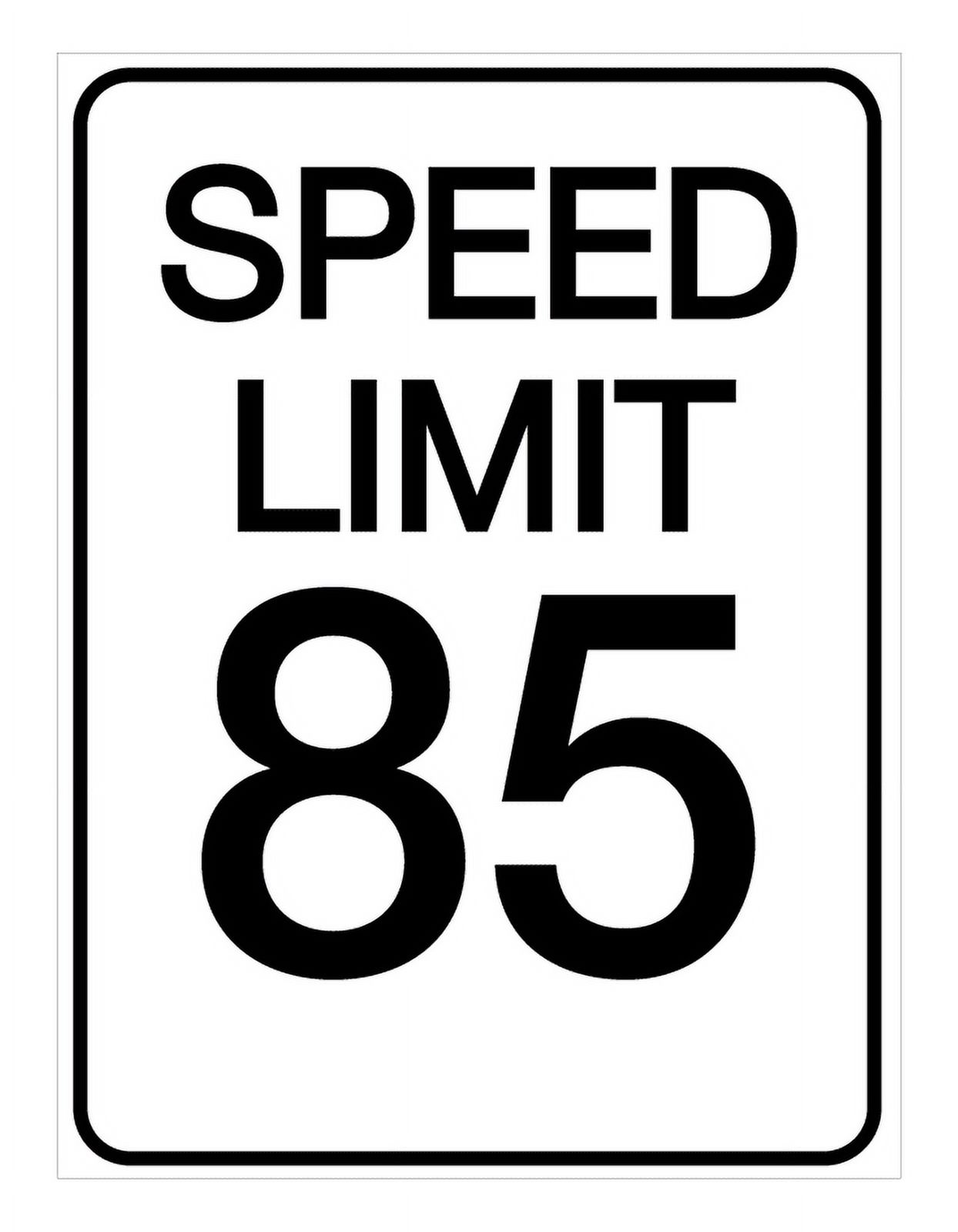 Speed Limit 85 Retro Metal Tin Signs 12X8 Inch For Shop Yard Man Cave ...