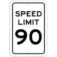 Speed Limit 90 Sign - Walmart.com