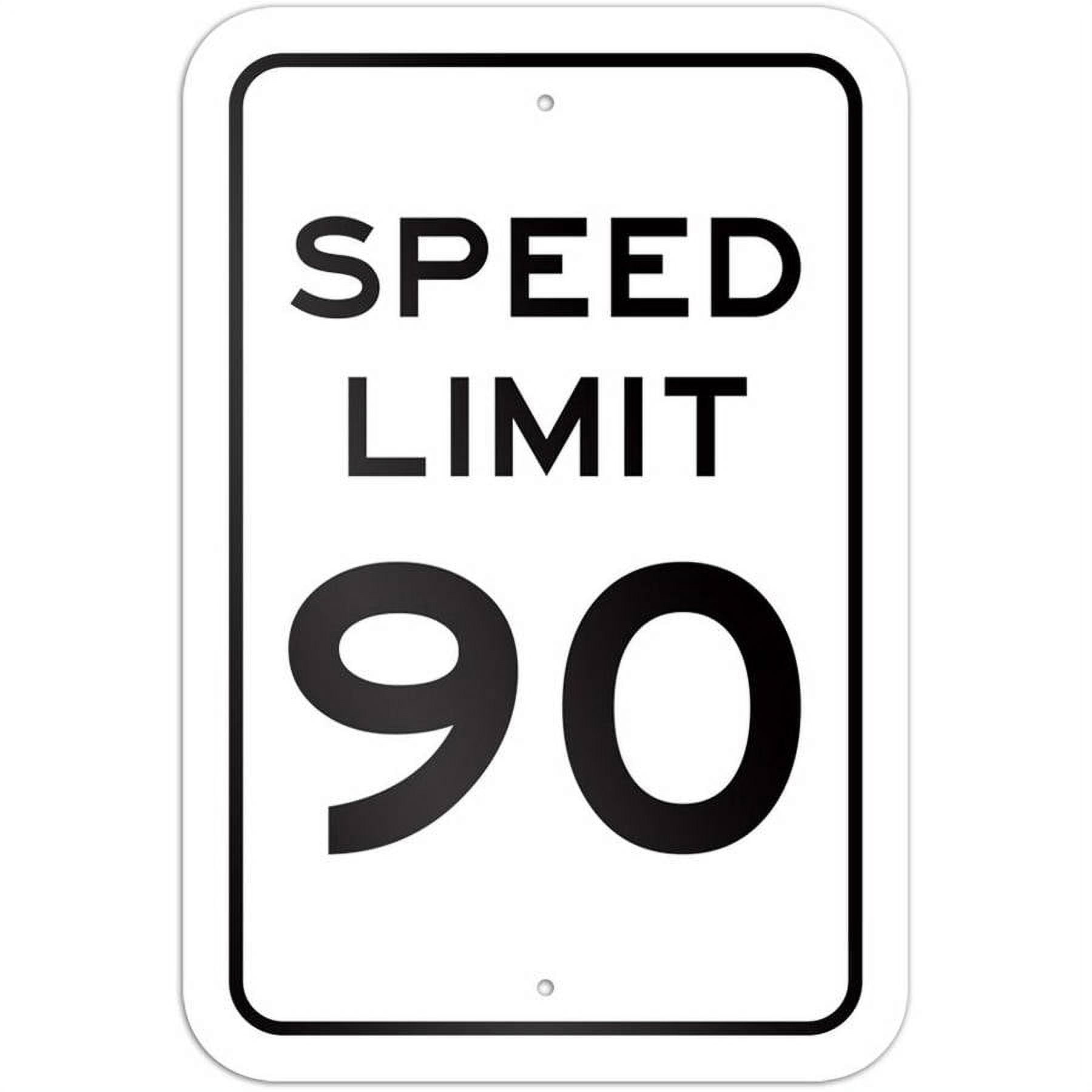 Speed Limit 90 Sign - Walmart.com