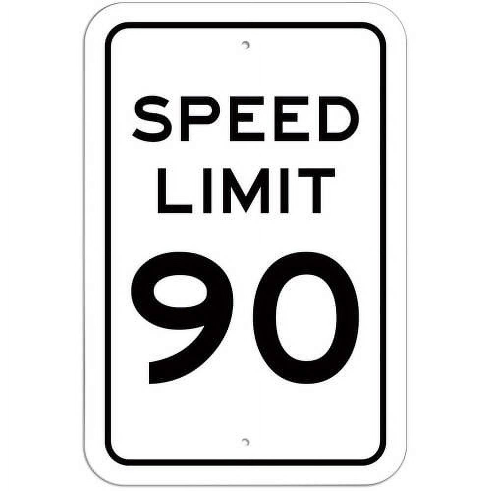 Speed Limit 90 Sign - Walmart.com