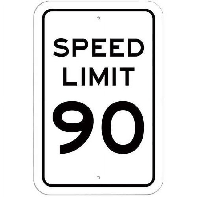 Speed Limit 90 Sign - Walmart.com