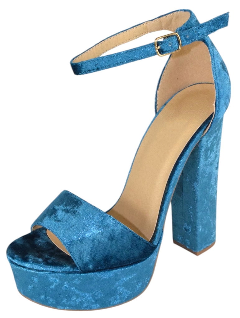 Speed Limit 98 Women Shoes Ankle Strap Block Ultra High Heel Platform ...