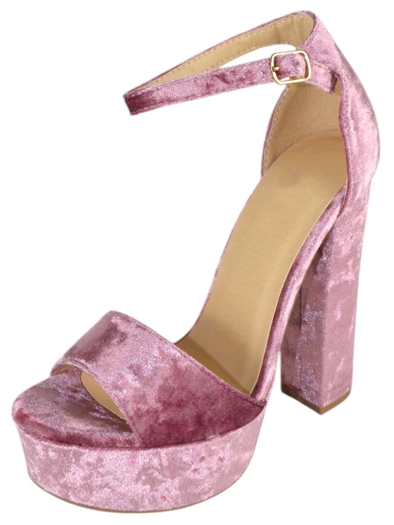 Speed Limit 98 Women Shoes Ankle Strap Block Ultra High Heel Platform ...