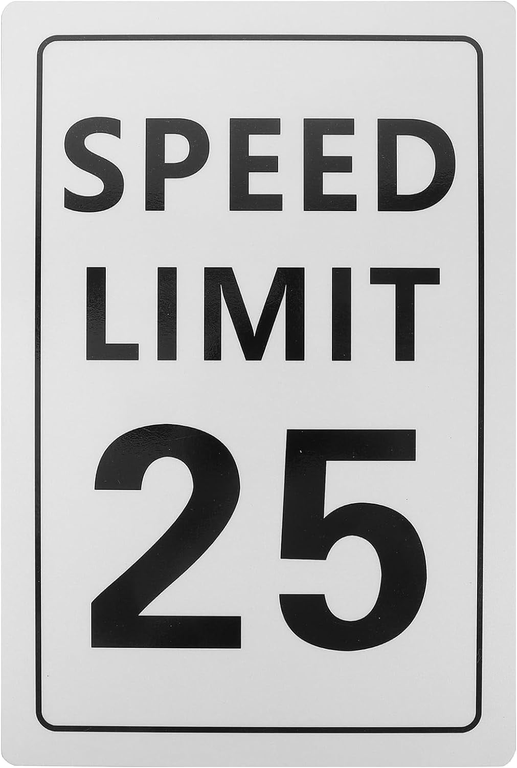 Speed Limits 25 Mph Sign, Slow Down Sign Traffic Sign 16 X 12 Inches ...