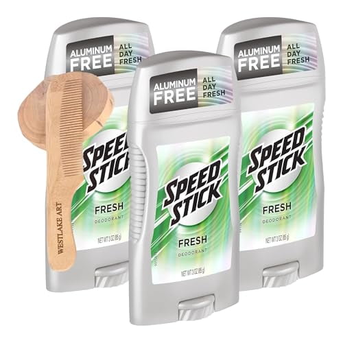 Speed Men's Deodorant, Fresh Scent, 3 Oz, 24-Hour Odor Protection ...
