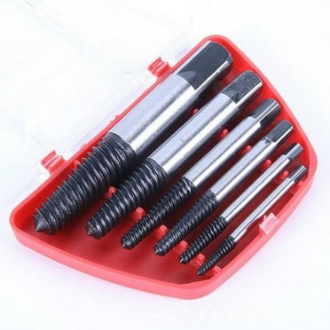 6pcs Damaged Screw Extractor Speed Out Drill Bits Tool Set Broken Bolt ...
