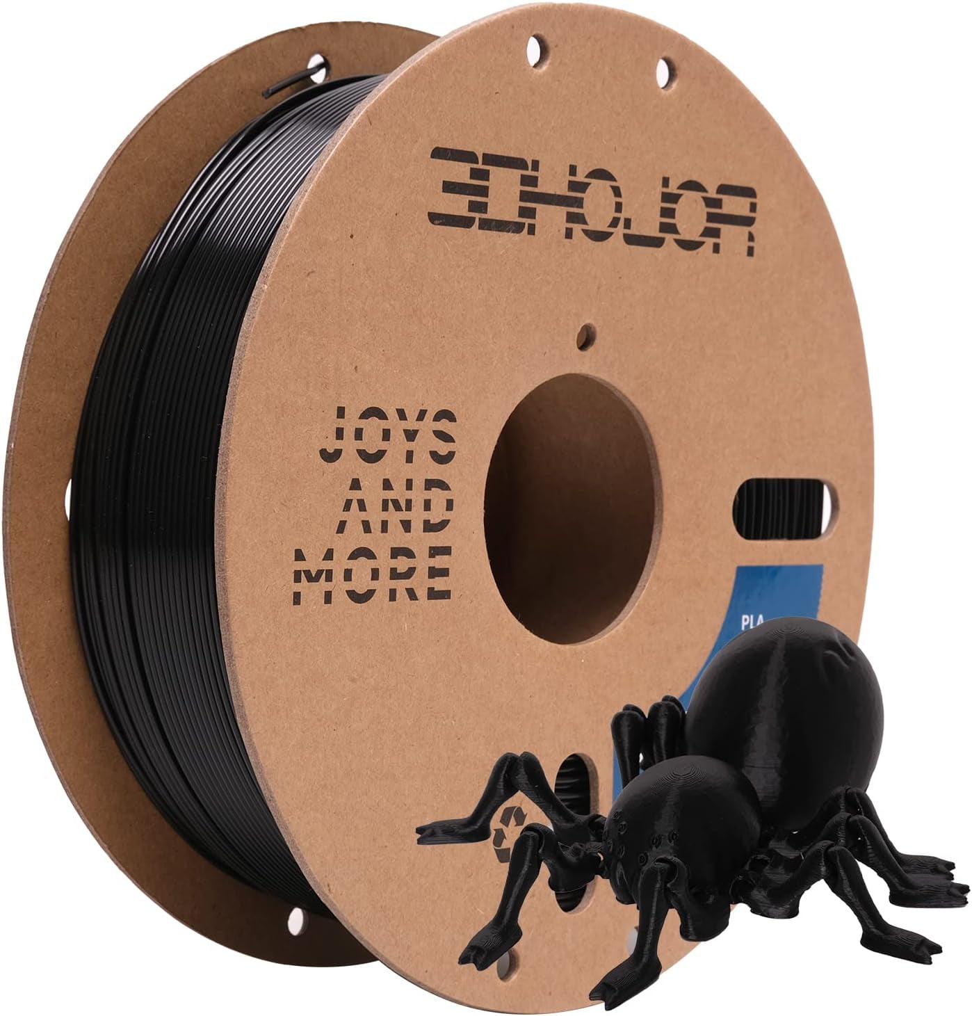 Speed PLA Filament 1.75mm Black,3D Printing Filament,1kg Cardboard ...