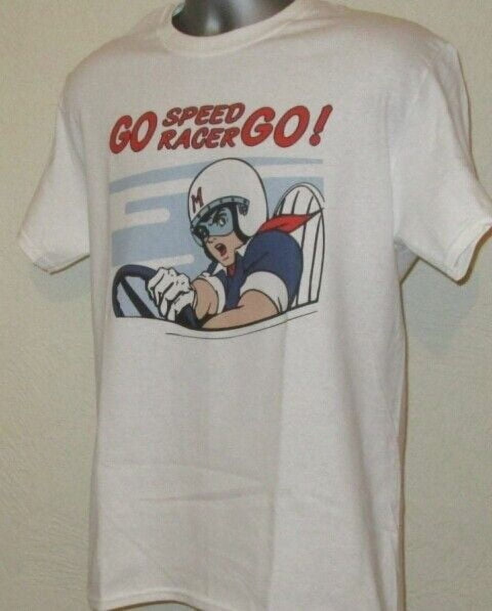 Speed Racer Anime Shirt Retro Comic Style with Racing Action Graphic ...