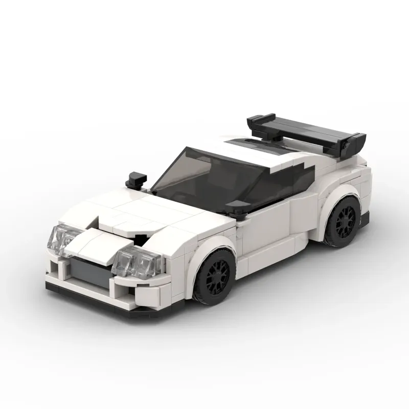 Speed Racer Cars Moc InhawBrick Technical Sport Racing Supra White Car ...