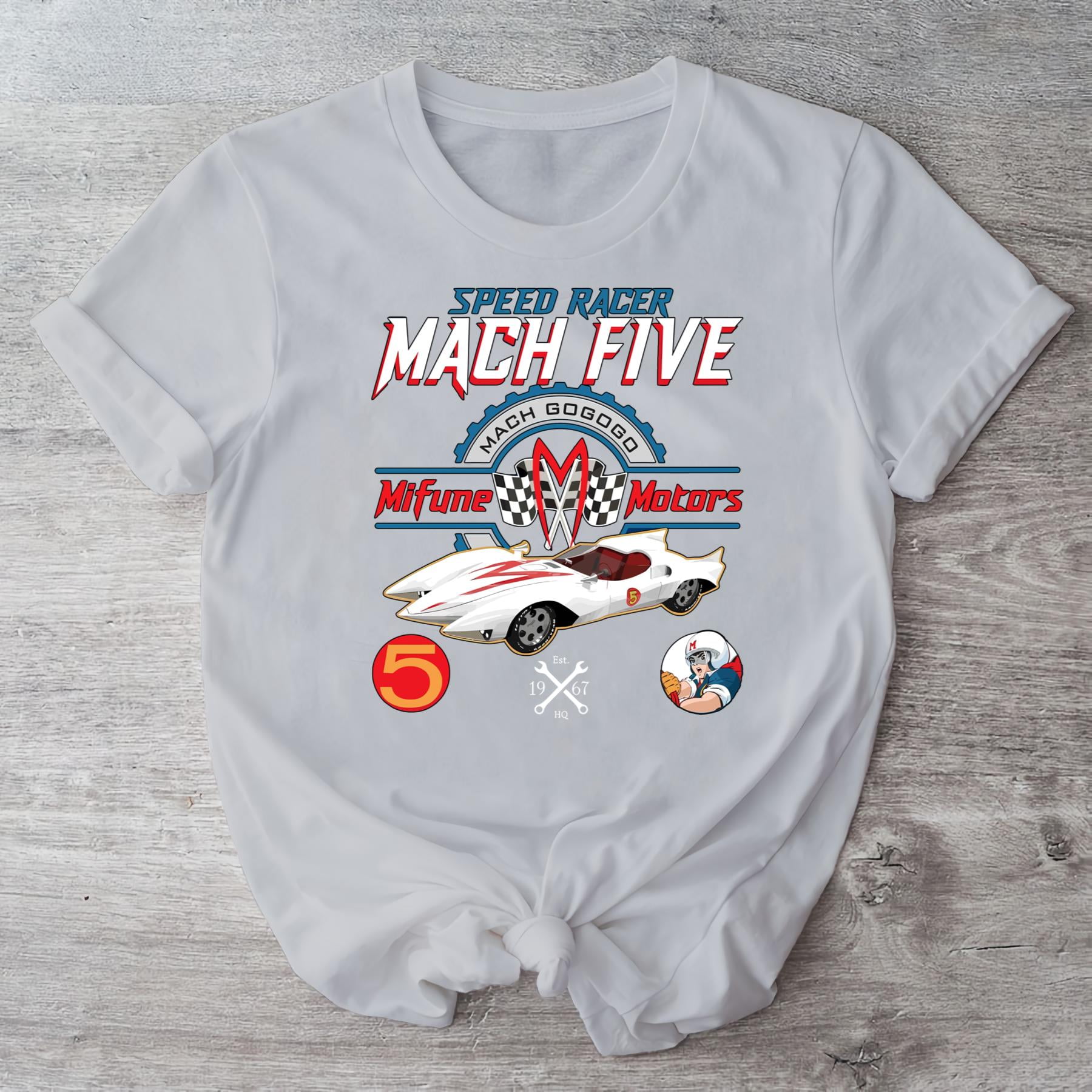 Speed Racer Mach 5 Mifune Motors Unisex Softstyle T-Shirt-TH29947 - Walmart.com