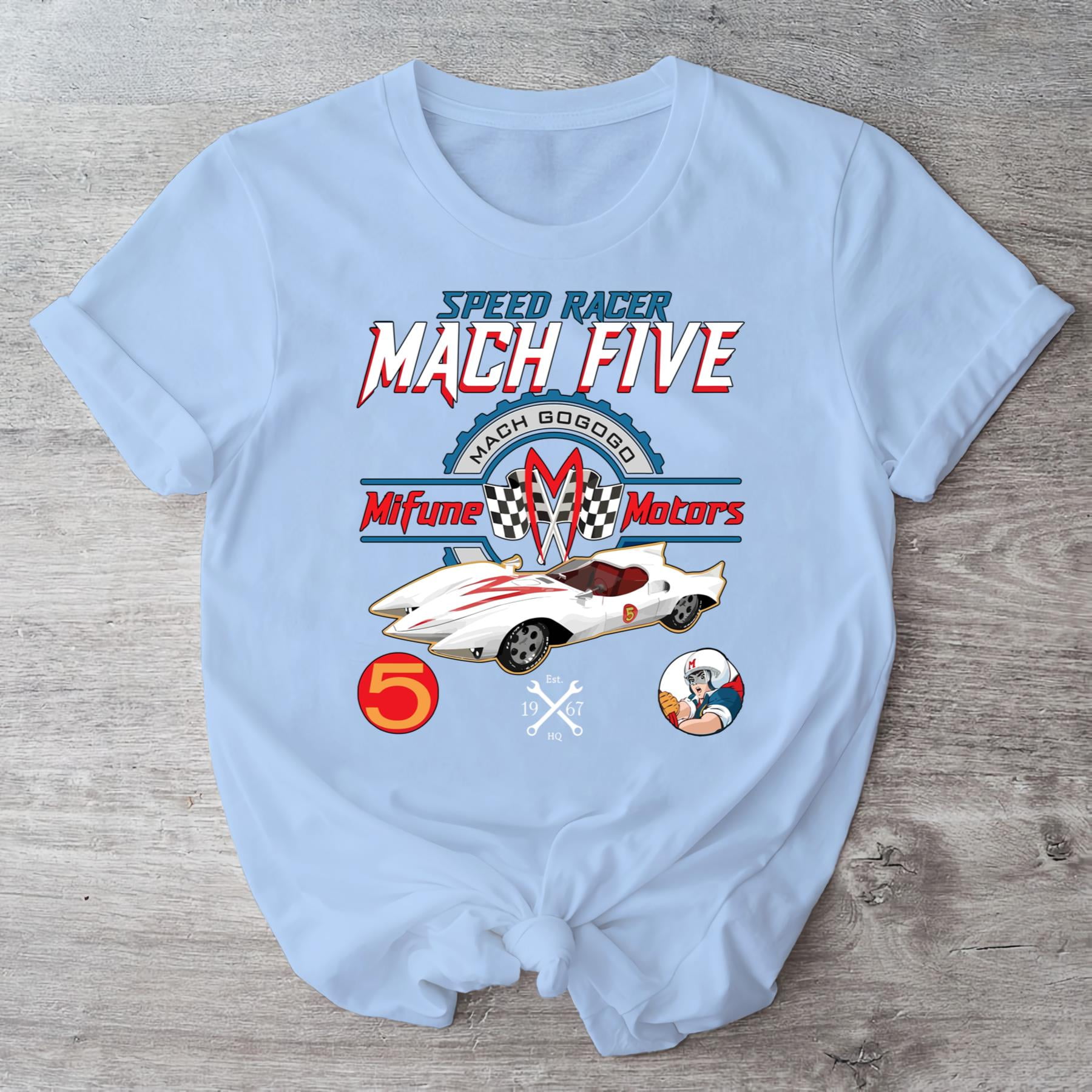 Speed Racer Mach 5 Mifune Motors Unisex Softstyle T-Shirt-TH29947 ...