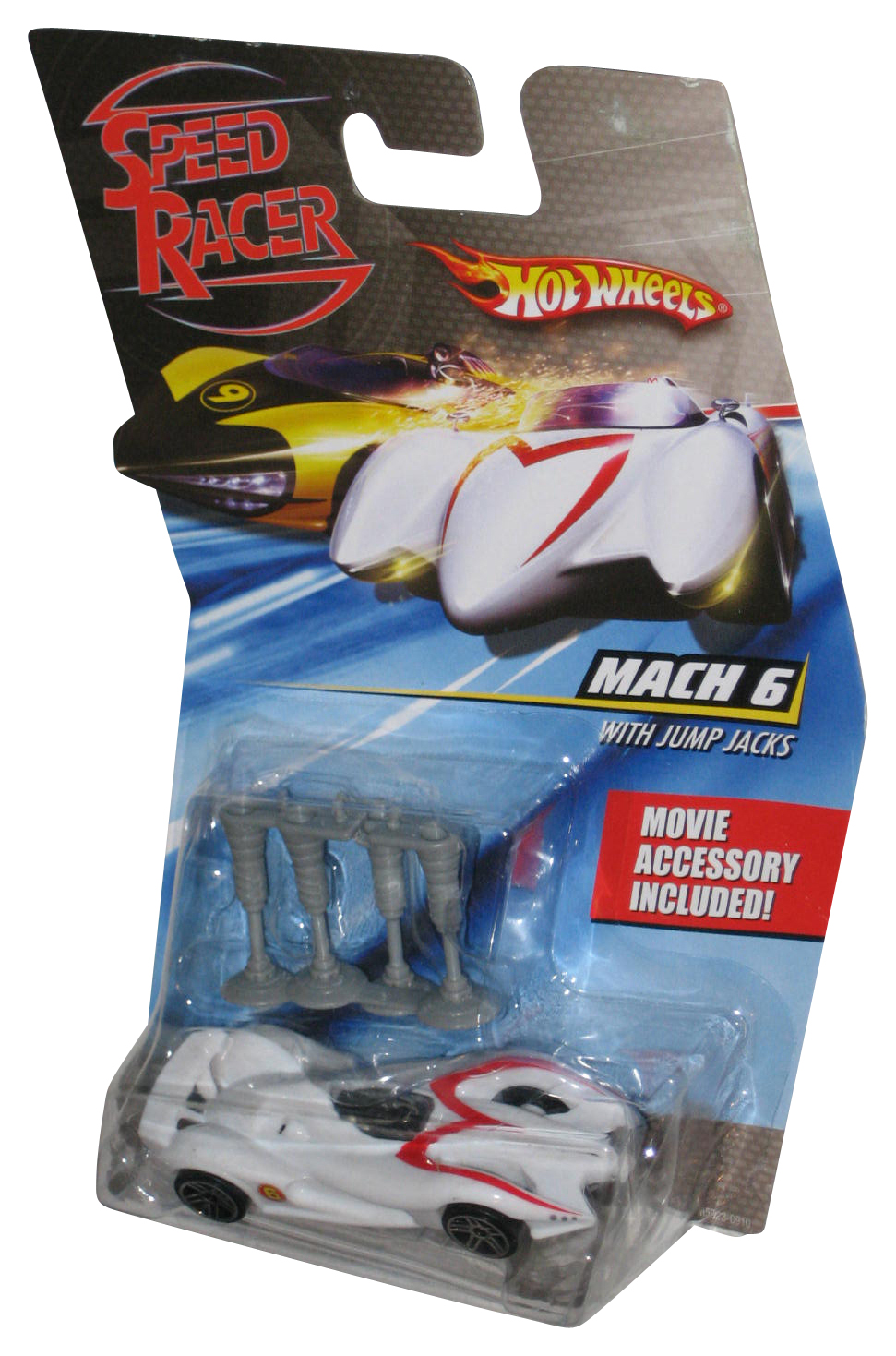 Speed Racer Movie Hot Wheels (2007) Mattel Mach 6 Toy Car & Jump Jacks ...