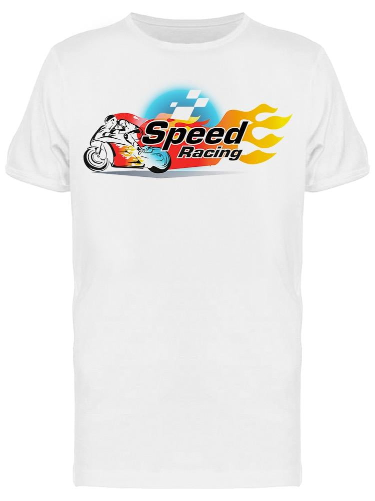Speed Racing Design T-Shirt Men -Image by Shutterstock, Male Large ...